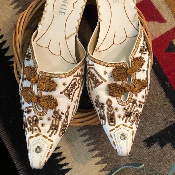Tiange | Shoes | Tiange Mules With Asian Design | Poshmark